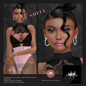 Second Life Marketplace - . MKN . Sofia Shape [AK ADVX Iris]